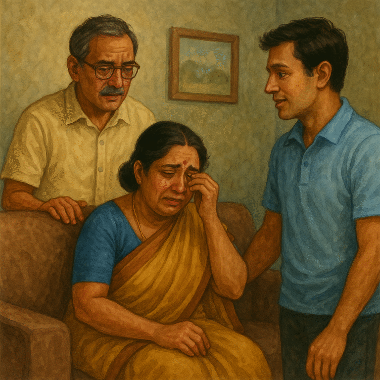 Maa Story in Hindi. माँ पर कहानी - बेटे की शादी का डर। पारिवारिक कहानिया।